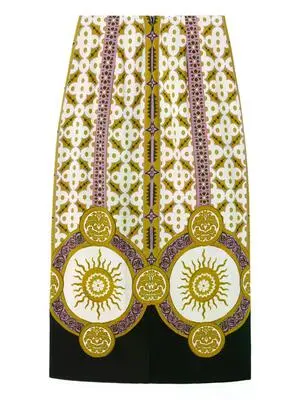 La DoubleJ Patterned Pencil Skirt - Neutrals