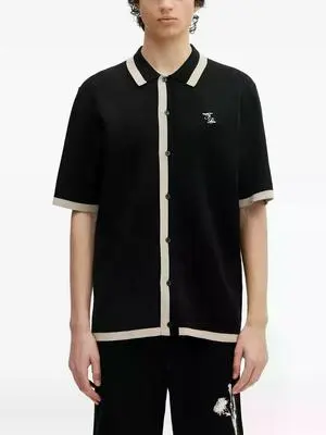Filling Pieces Floral-print Knitted Shirt
