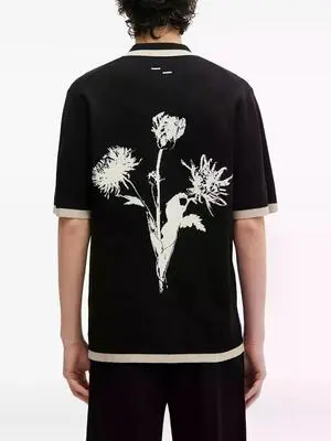 Filling Pieces Floral-print Knitted Shirt