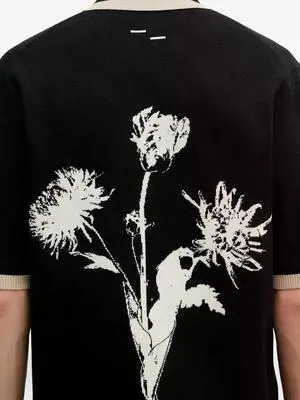 Filling Pieces Floral-print Knitted Shirt