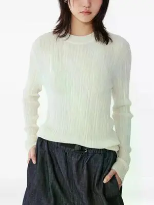 STUDIO TOMBOY Ribbed-knit T-shirt