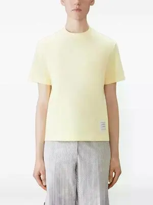 Thom Browne 4-bar Stripe T-shirt - Yellow