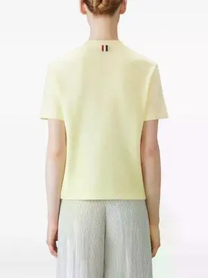 Thom Browne 4-bar Stripe T-shirt - Yellow