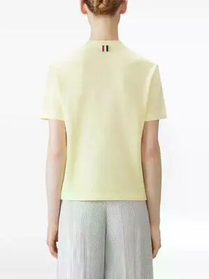 Thom Browne 4-bar Stripe T-shirt - Yellow