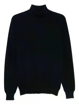 Fedeli Turtleneck Sweater - Blue