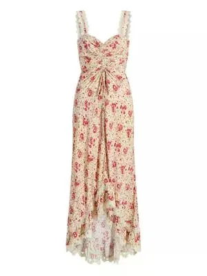 Cinq À Sept Stevie Lace-trimmed Maxi Dress