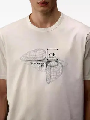 C.P. COMPANY Metropolis Series Graphic T-shirt - Neutrals