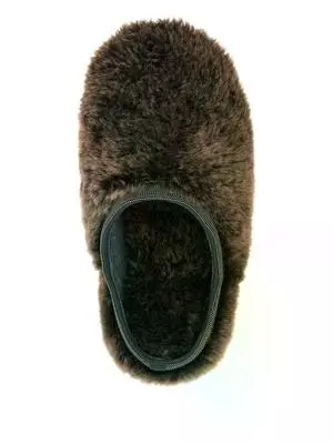 Brunello Cucinelli Monili Shearling Slippers