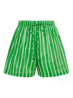 Faithfull The Brand Sereno Striped Drawstring Shorts