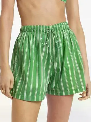 Faithfull The Brand Sereno Striped Drawstring Shorts