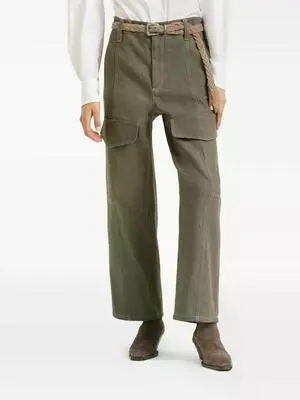 Brunello Cucinelli Cargo-pocket Cotton Trousers