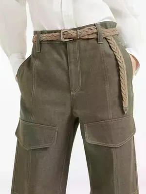 Brunello Cucinelli Cargo-pocket Cotton Trousers