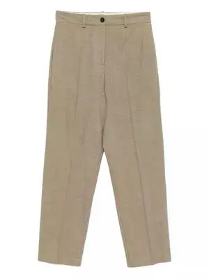 ALYSI Textured Wool Trousers