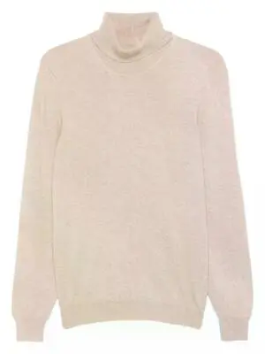 Fedeli Cashmere Turtleneck Sweater - Neutrals