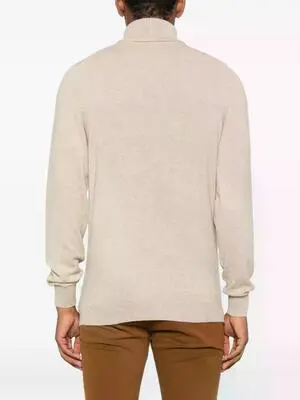 Fedeli Cashmere Turtleneck Sweater - Neutrals