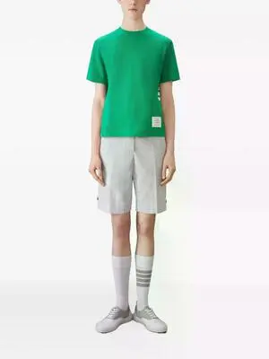 Thom Browne 4-bar Stripe T-shirt - Green