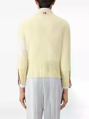 Thom Browne 4-bar Stripe Cardigan - Yellow