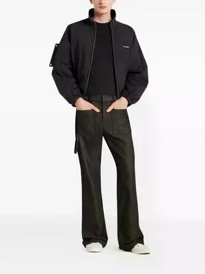COURREGES Zip-up Bomber Jacket