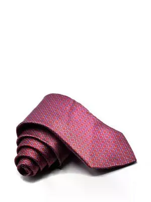 CASTANGIA Geometric-pattern Neck Tie
