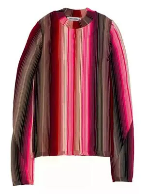 ANNE ISABELLA Striped Long-sleeve Sweater