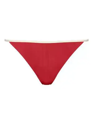 ERES Contrast-trimmed Bikini Bottom - Red