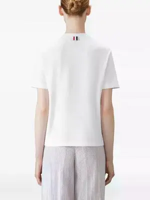 Thom Browne 4-bar Stripe-detail T-shirt