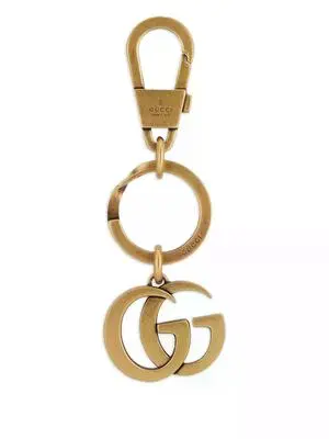 Gucci Double G Keyring - Gold