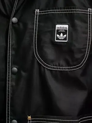 Adidas Contrast-stitch Coach Shirt Jacket