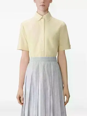 Thom Browne Patch-pocket Short-sleeve Shirt - Yellow