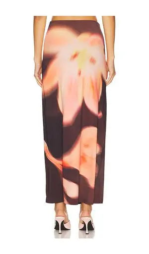 THE WOLF GANG Veda Maxi Skirt - Pink