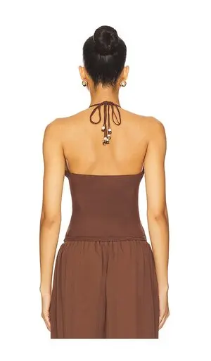 Superdown Blanche Halter Top
