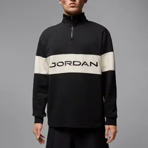 JORDAN Sport Dri-fit 1/4-zip Golf Top - Black