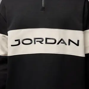 JORDAN Sport Dri-fit 1/4-zip Golf Top - Black