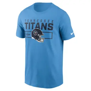 Nike Tennessee Titans Helmet Essential Nfl T-shirt - Blue