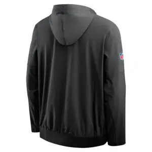 Nike Detroit Lions Alt Option Route Anorak Nfl 1/2-zip Hooded Jacket