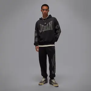 JORDAN Brooklyn Collegiate Pullover Hoodie - Black