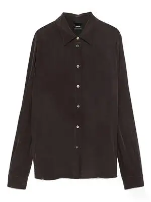 Pinko Silk Button-down Shirt - Grey
