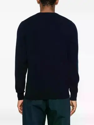 Fedeli V-neck Cashmere Sweater - Blue
