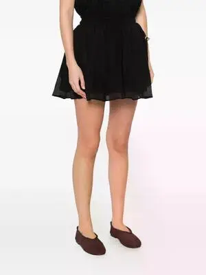 ELEH Elasticated-waist Pleated Skirt