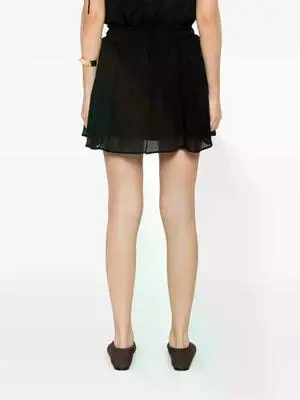 ELEH Elasticated-waist Pleated Skirt