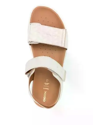 Geox Xand Two-strap Platform Sandals