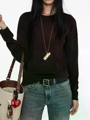 Zadig&Voltaire Cici Heart-patch Sweater