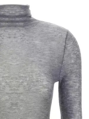 Pinko Sequin-appliqué Turtleneck Sweater