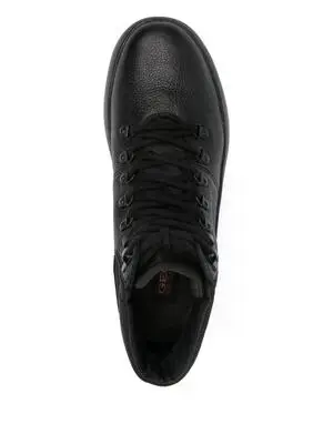 Geox Granito + Grip Lace-up Boots With Padded Collar