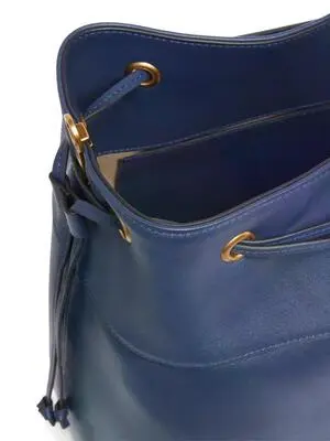 Pinko Logo-embellished Drawstring Bucket Bag