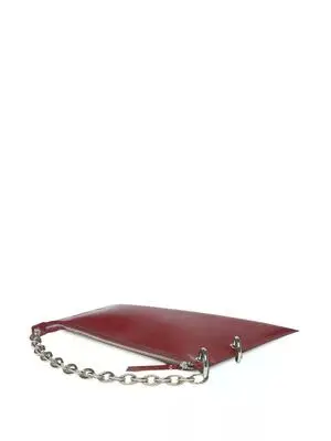 DIENÈE Chain-embellished Leather Shoulder Bag