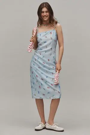 CONDITIONS APPLY Catheren Square-neck Maxi Dress
