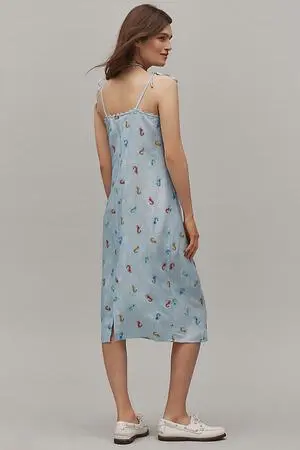 CONDITIONS APPLY Catheren Square-neck Maxi Dress