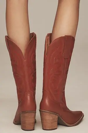 DINGO 1969 Hensley Western Boots - Red