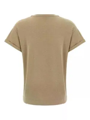 Brunello Cucinelli Lamé Short-sleeve T-shirt